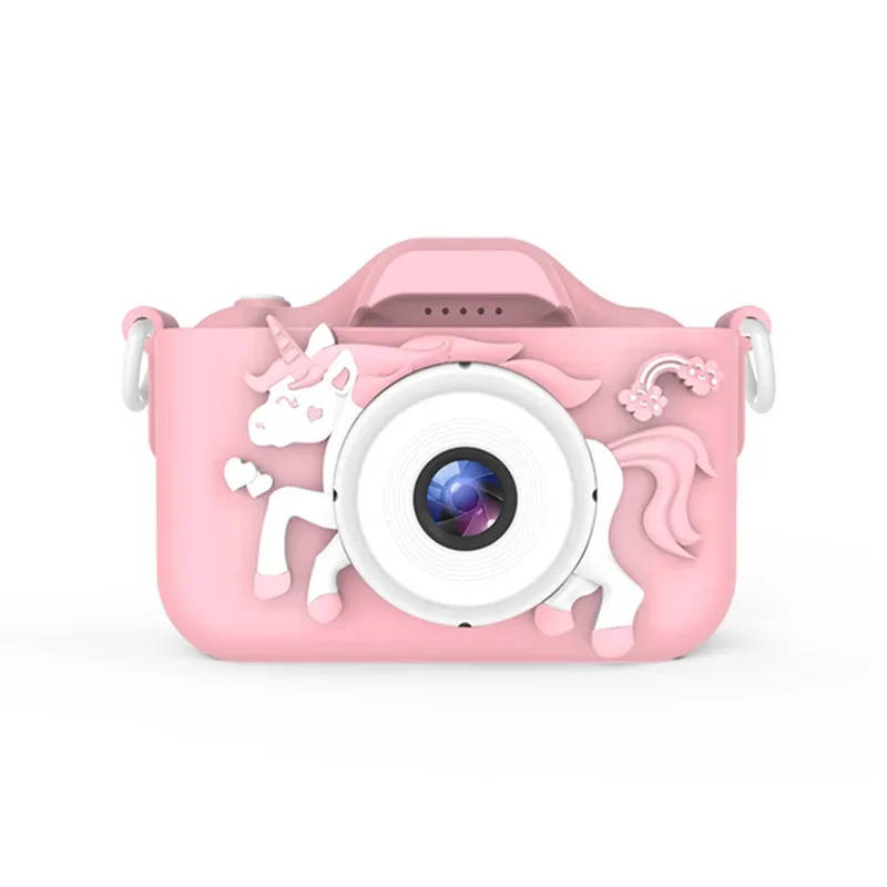 Dětský digitální fotoaparát FullHD X5 jednorožec, růžový | DJmobil